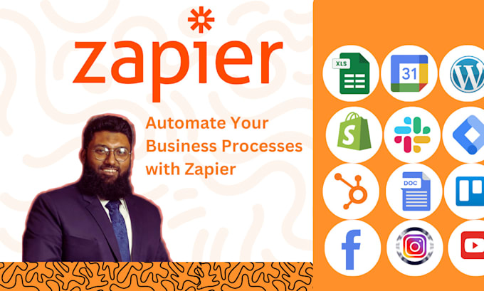 Automate your workflow via zapier zap integration automation by Mithslm | Fiverr
