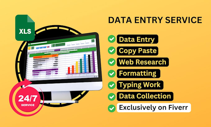 Perform excel data entry services by Patternhouse | Fiverr
