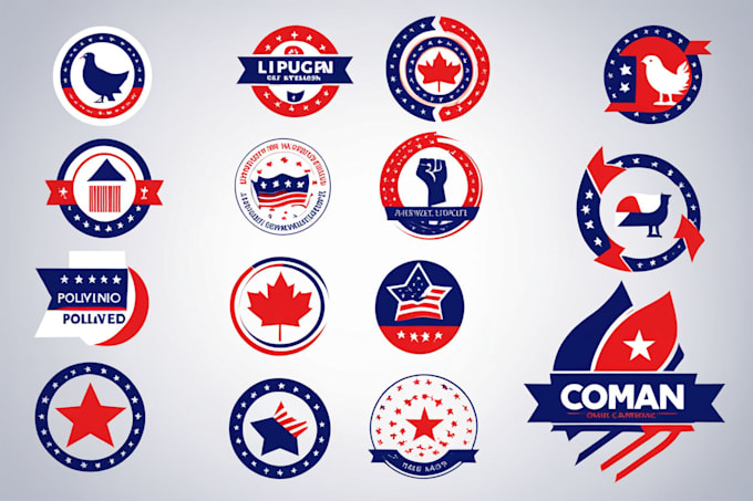Do modern political campaign logo design by Danetisns | Fiverr