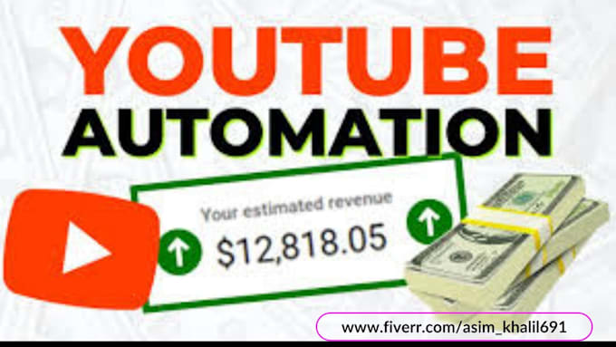 Create youtube automation channel and cash cow videos by Asim_khalil691 | Fiverr