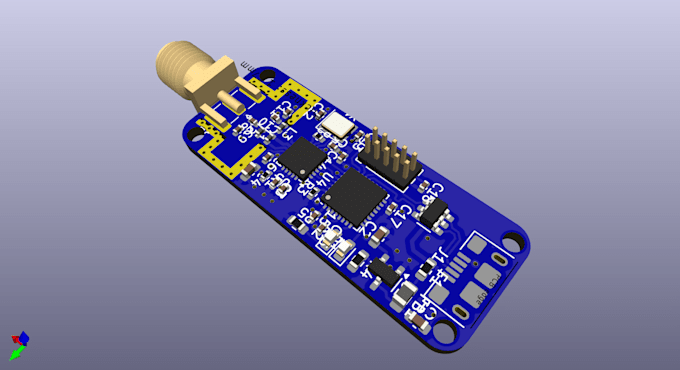 Interface usbc to antenna using stm on kicad pcb design tool by ...