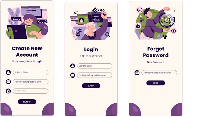 Design your app prototypes with complete flow by Ios_with_akash | Fiverr Design your app prototypes with complete flow by Ios_with_akash | Fiverr