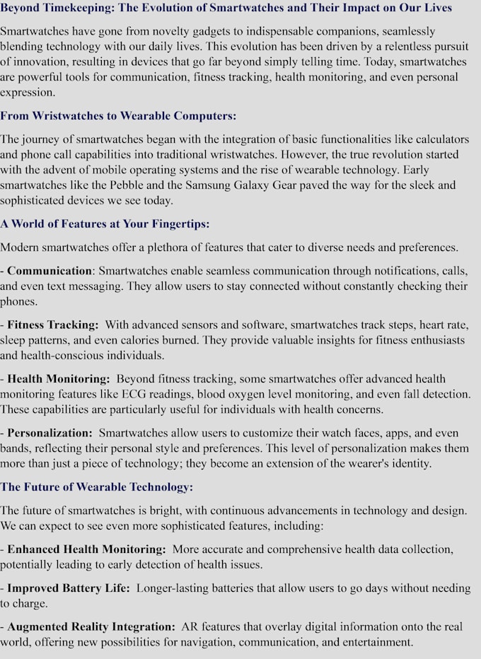 Create an professional article for your business by Princekingsjose ...