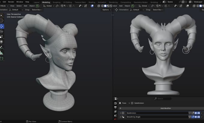 3d sculpting 3d head bust model 3d model printing 3d full body ...