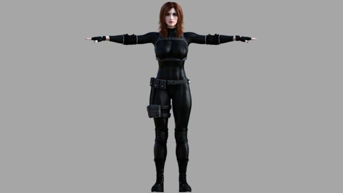 Rerig 3d nft game character,bake texture,retop,fix 3d,stl for game,nsfw ...