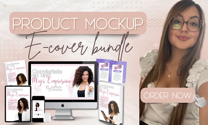 Design digital product, ecover, and course bundle mockups by ...