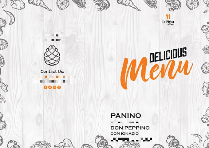 Custom restaurant menu design with qr code integration for a modern ...