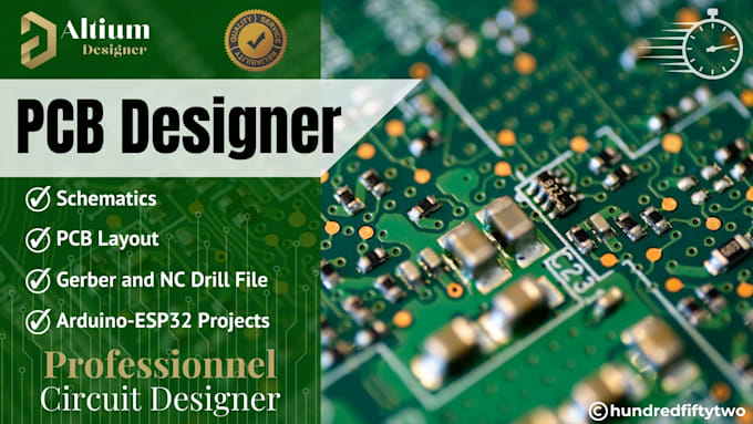 Design pcb kits and gerber files for manufacturing by Hundredfiftytwo ...