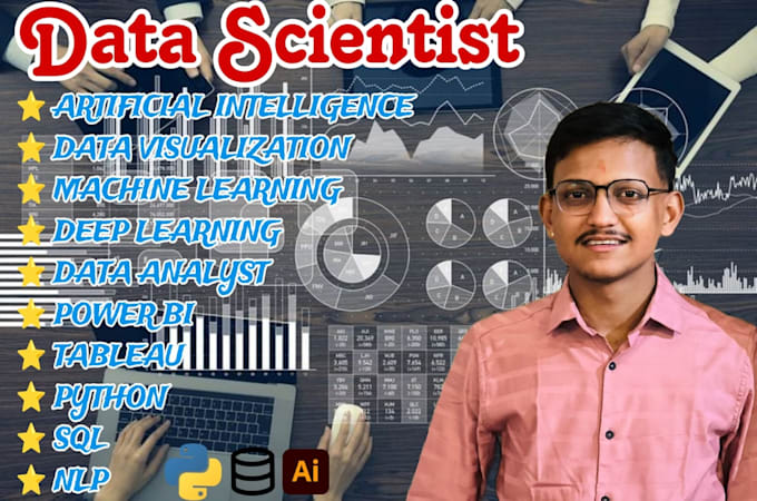 Expert data scientist ai ml data visualization deep learning by Sachinbajaj477 | Fiverr