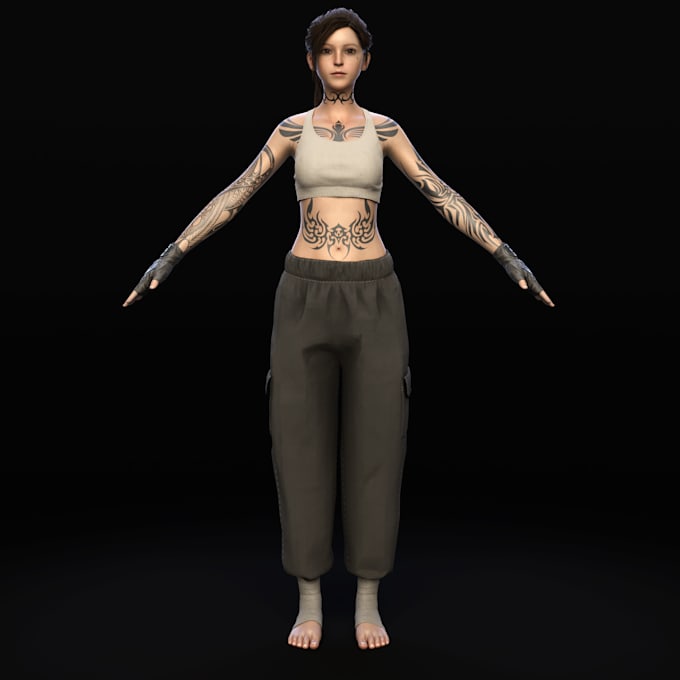 Convert 2d to 3d,bake texture,dayz game character,3d to daz3d studio ...