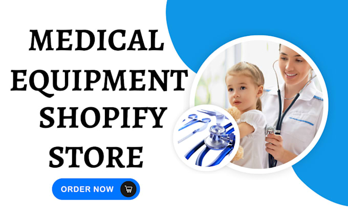 Design medical equipment shopify store medical supplies website ...
