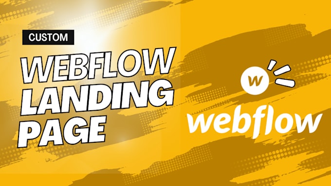 Create webflow landing page by Maryam_2005 | Fiverr
