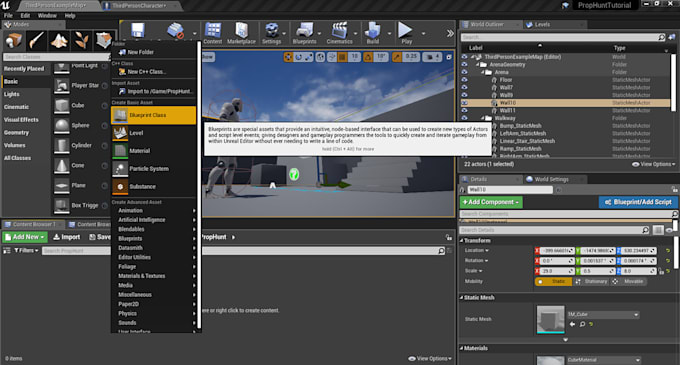 Be unreal engine blueprint and mechanics game developer, unity level and fixing by Kenoyin | Fiverr