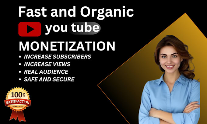 Fast complete youtube monetization requirement by Anupampodder | Fiverr
