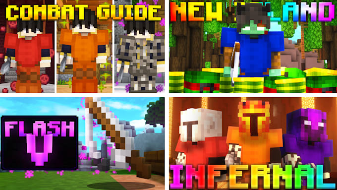 Make a hypixel skyblock thumbnail by Ttkull | Fiverr