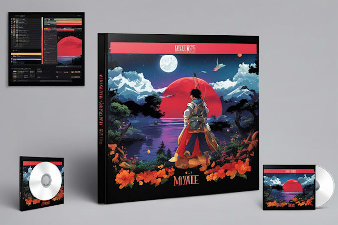 Create custom anime cartoon album cover art by Lacararrell | Fiverr