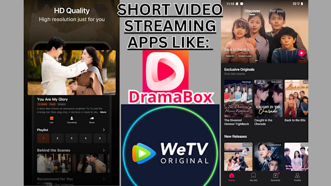 Build short video streaming app, short drama streaming app, like wetv ...
