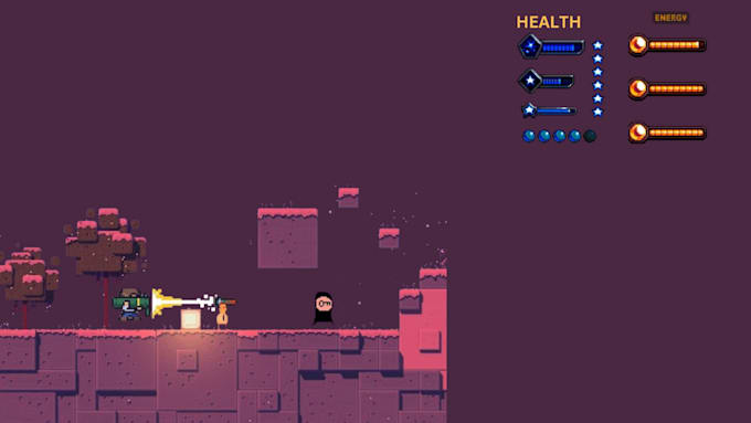 Design pixel art ui, game art, game graphics, gui, pixel art game ui, hud by Allen_jones2 | Fiverr