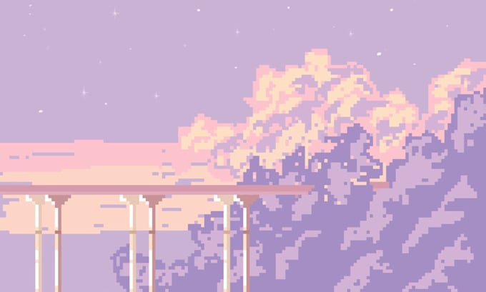 Make pixel art background portrait game design and characters for you ...