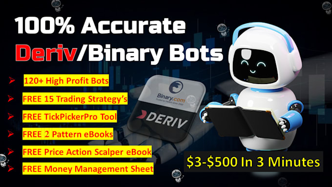 Create your deriv trading bot by Expressoperator | Fiverr