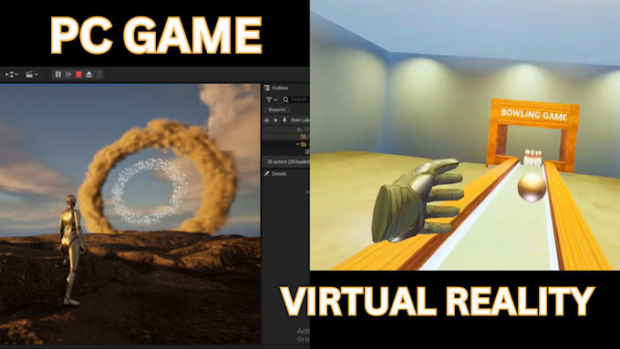 Create films games and assets using unreal engine5 and oculus vr 3d games by Sadia_3d | Fiverr