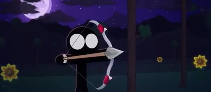 Do 2d stick man animation stick figure animation 2d character stickmen ...