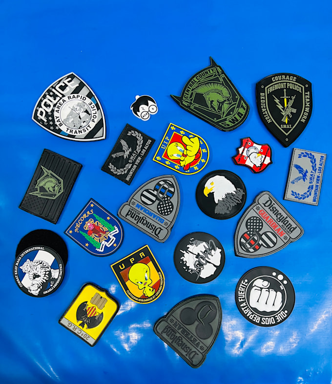 Make professional pvc rubber patches and velcro patches by Jon_patch_craft | Fiverr