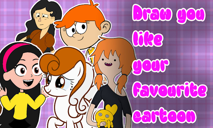 Draw you like favourite cartoon tv show by Orielraymond | Fiverr
