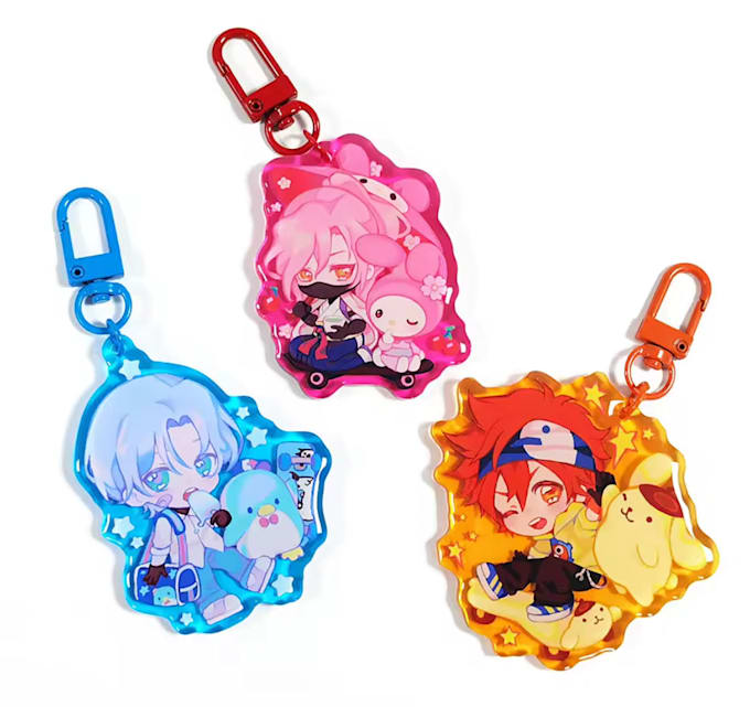 Draw and ship your keychain design by Kamyo_xx | Fiverr