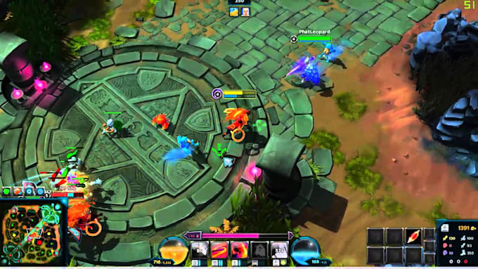 Develop a moba game, mmorpg game, rpg game, open world game by Game ...
