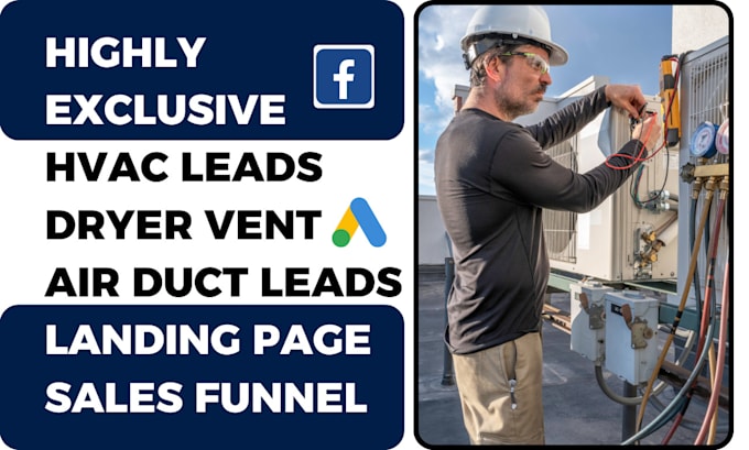 Design hvac leads installation air ducts leads dryer vent leads ...