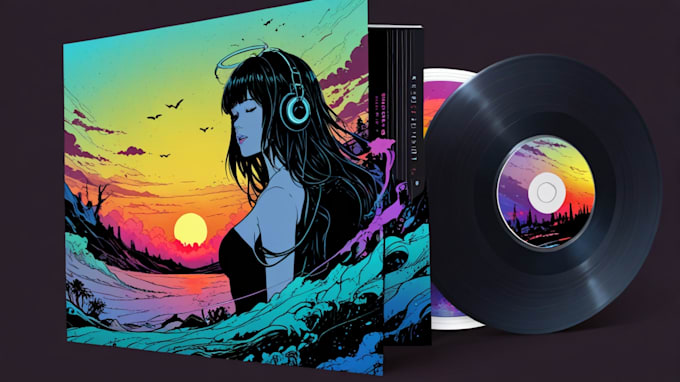 Design a creative custom music album cover for cd and vinyl by ...
