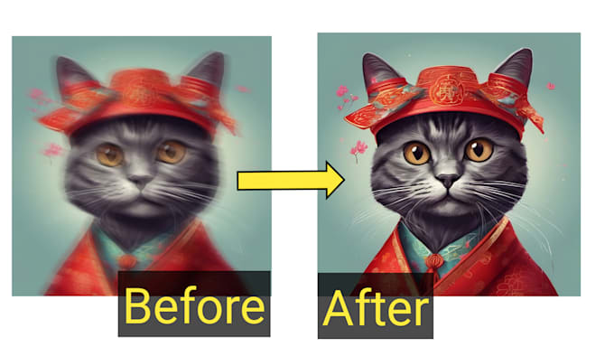Enhance, and restore low quality photos and images looks premium ...