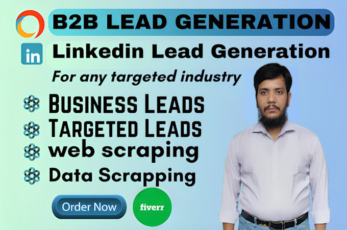 Do targeted b2b lead generation, business lead, linkedin leads by Shahin_alamxy | Fiverr