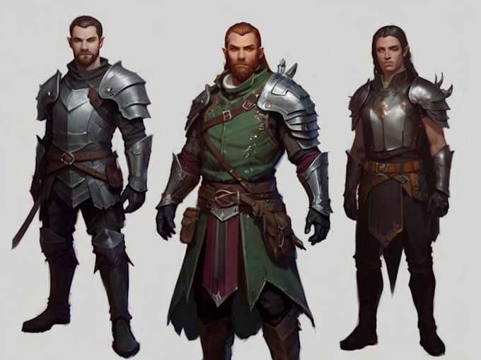 Make dnd, rpg, fantasy, concept art, d and d character art by Klarauys ...