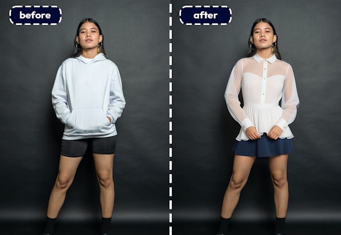 Change outfits, change scene, change face and fingers by Gauravworks9 ...