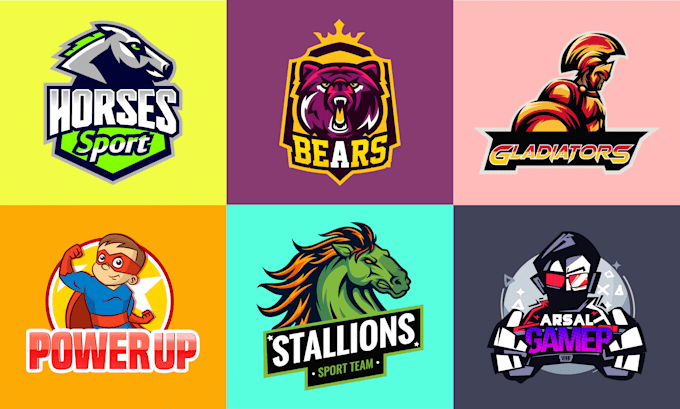 Design modern mascot sports logo for sports team by Awaizkhokhar | Fiverr