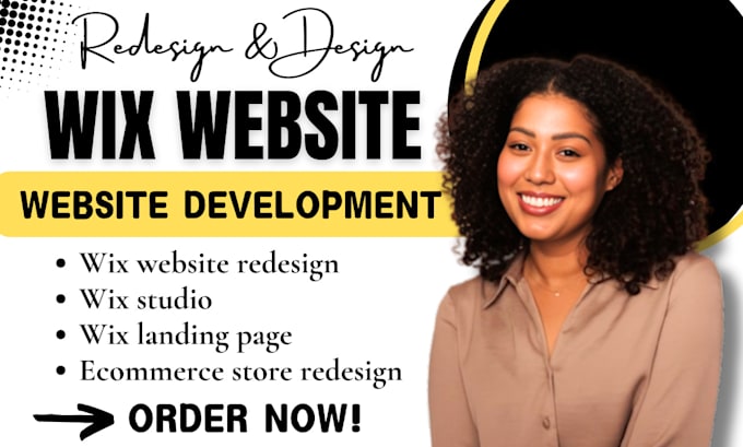 Redesign clone wix website wix website design wix ecommerce wix landing page by Divine_techy45 ...