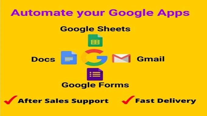 Automate google sheets, form, gmail, drive, calendar via apps script by ... Automate google sheets, form, gmail, drive, calendar via apps script by ...