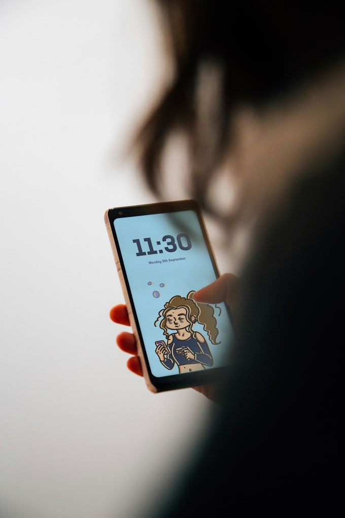 Draw a phone wallpaper for you in my style by Cristinasansh | Fiverr