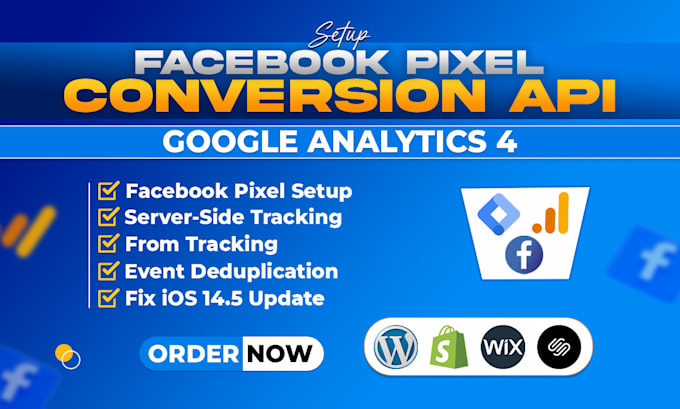 Setup meta pixel facebook , fix conversion api, ga4 with gtm by Zia_theanalyst | Fiverr
