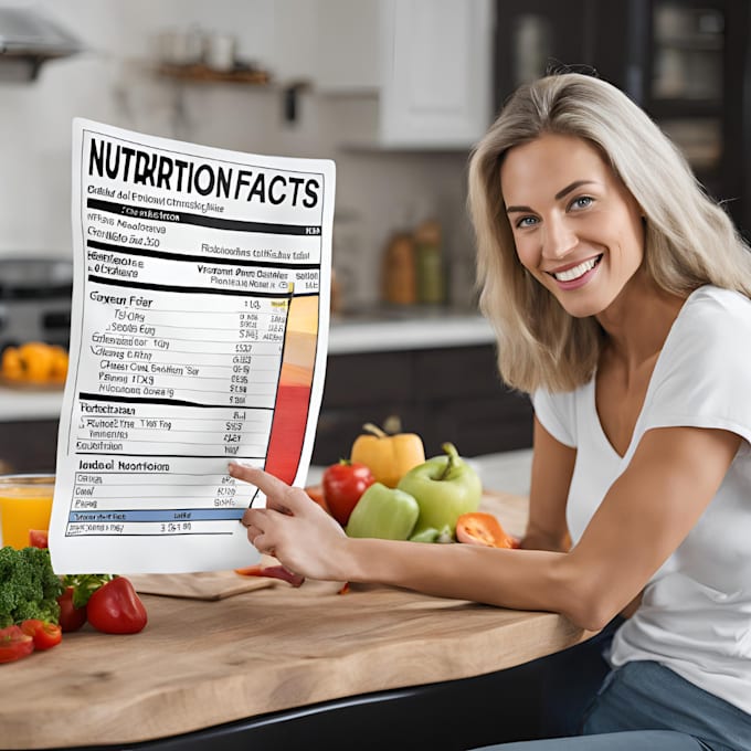 Create your fda nutrition facts label by Kpark93 | Fiverr