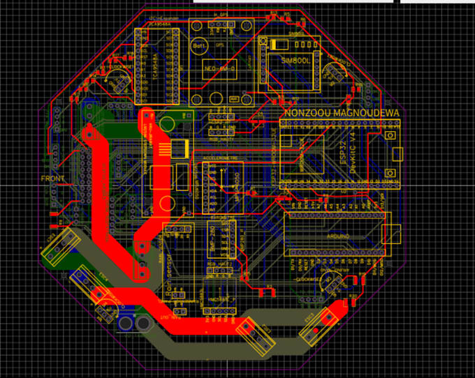 Design Circuit Schematic And Pcb In Easyeda And Proteus By Dhyass Fiverr