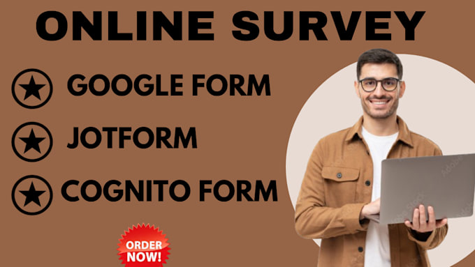 Create survey monkey jotform google form cognito form and questionnaire ...