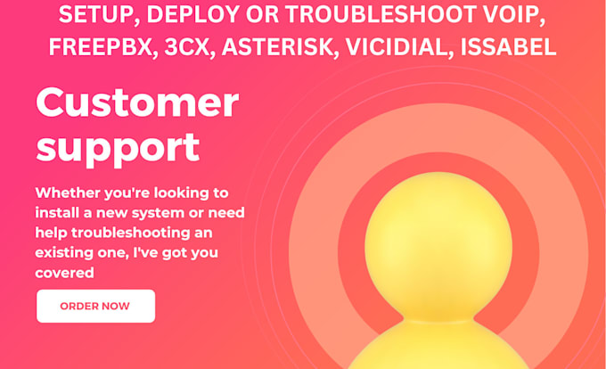 Setup, deploy or troubleshoot voip, freepbx, 3cx, asterisk, vicidial, issabel by Kingveep | Fiverr
