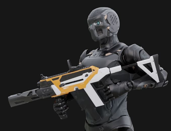 Do 3d game asset and 3d game character model for printing by Rolliverr ...