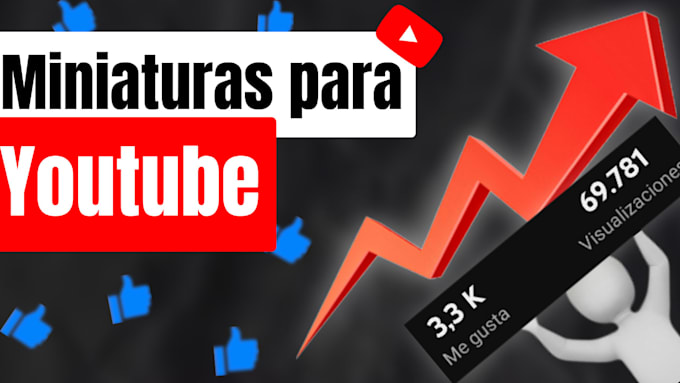 Diseñar una miniatura personalizada para youtube by Skisdis | Fiverr