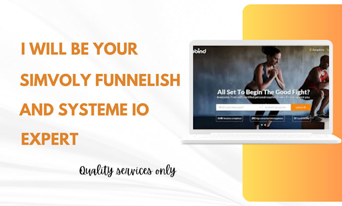 Design website and funnel on simvoly funnelish systeme io by Malik_net ...