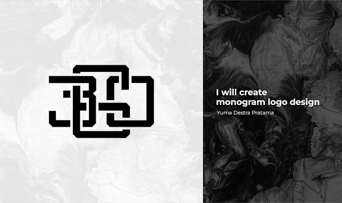 Do monogram logo design by Yumadestra | Fiverr