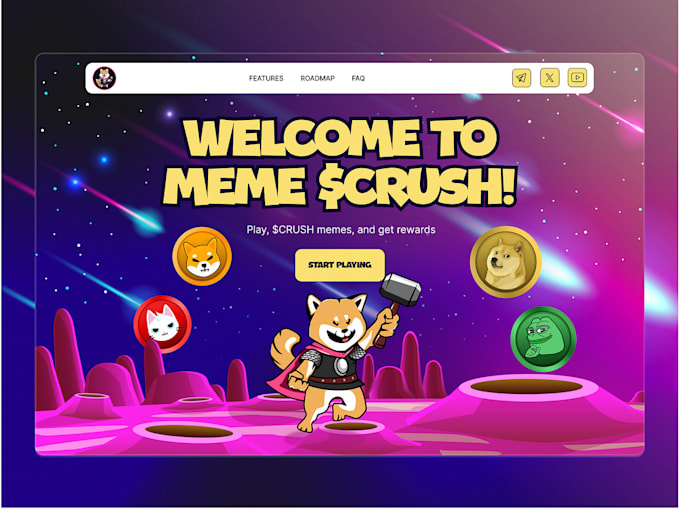 Build solana meme coin, solana meme coin website, meme coin logo,list ...